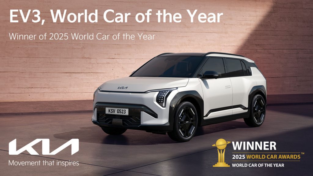Kia EV3 verkozen tot World Car of the Year 2025 | Autobedrijf Braber